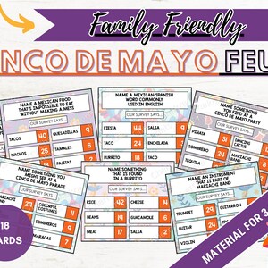 Cinco De Mayo A - Z Word Race Game | Cinco De Mayo Party Games for ...