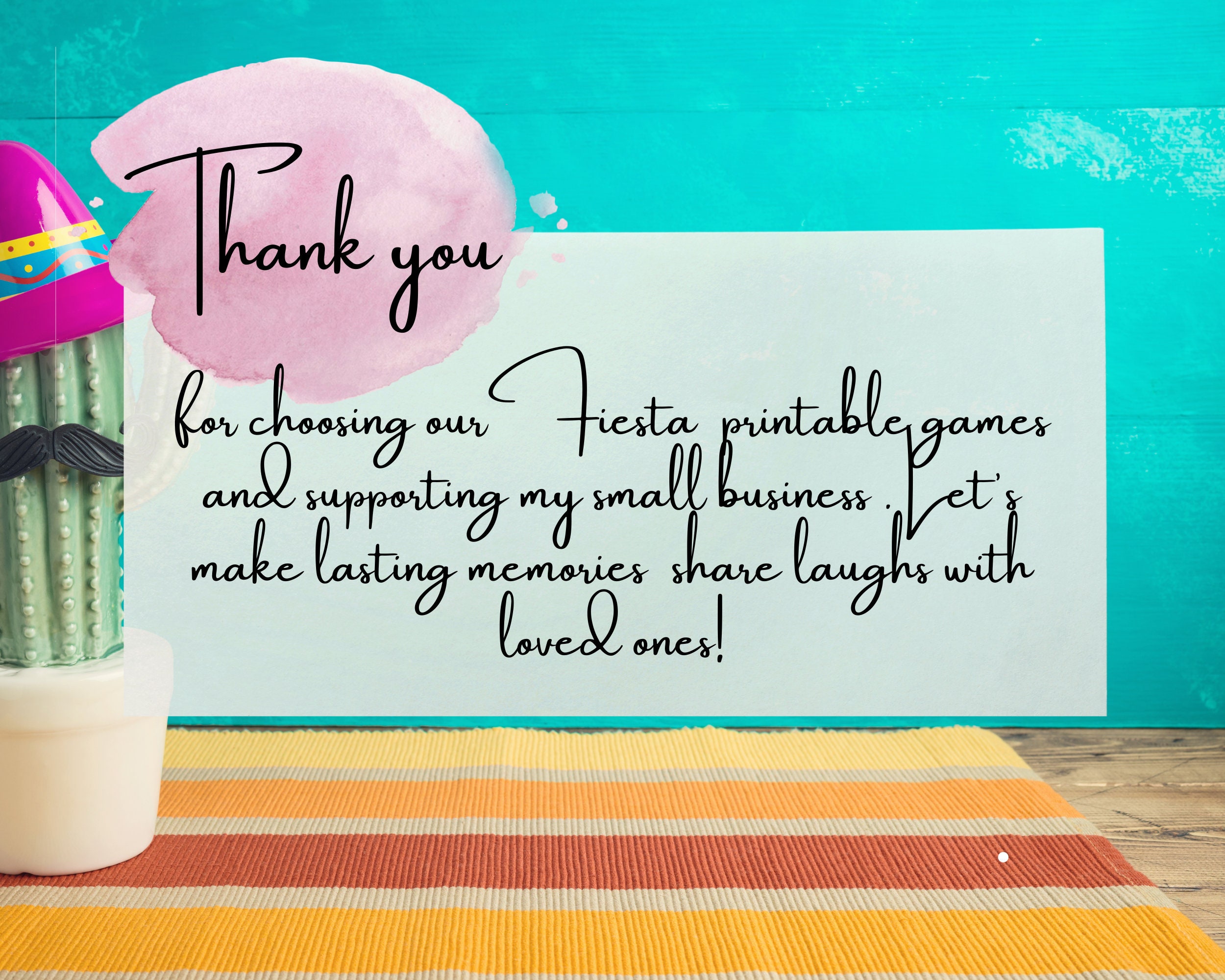 Fiesta Games Bundle, Printable Mexican Party Games for a Fiesta ...