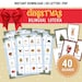 Fun Christmas Bilingual Loteria, Mexican Christmas Game, Mexican ...