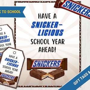 First Day of School Treat Tag for Students, Welcome Back to School Gift ...
