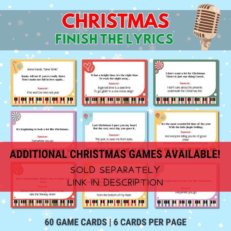 Christmas Who is Most Like Santa Game, Fun Christmas Game, Winter ...