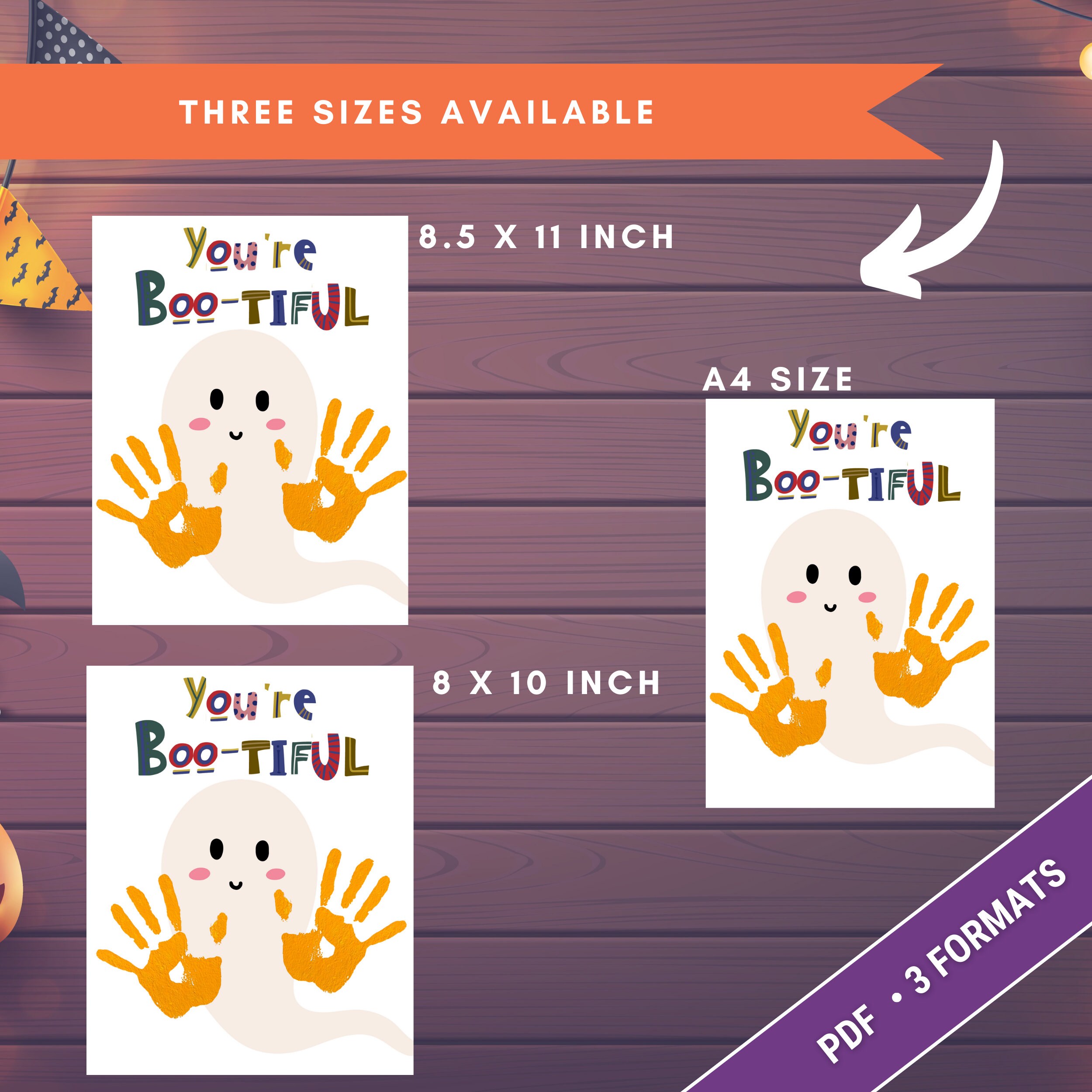 Halloween Handprint Art Craft, Fun Halloween Activities for Kids ...
