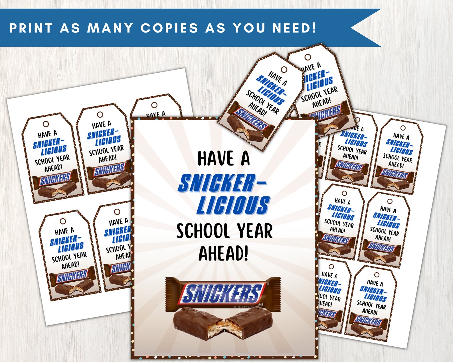 First Day of School Treat Tag for Students, Welcome Back to School Gift ...