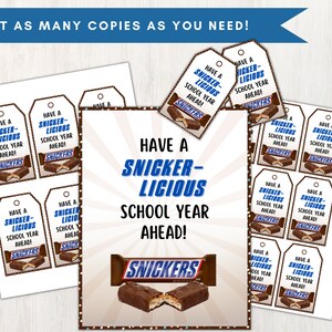 First Day of School Treat Tag for Students, Welcome Back to School Gift ...