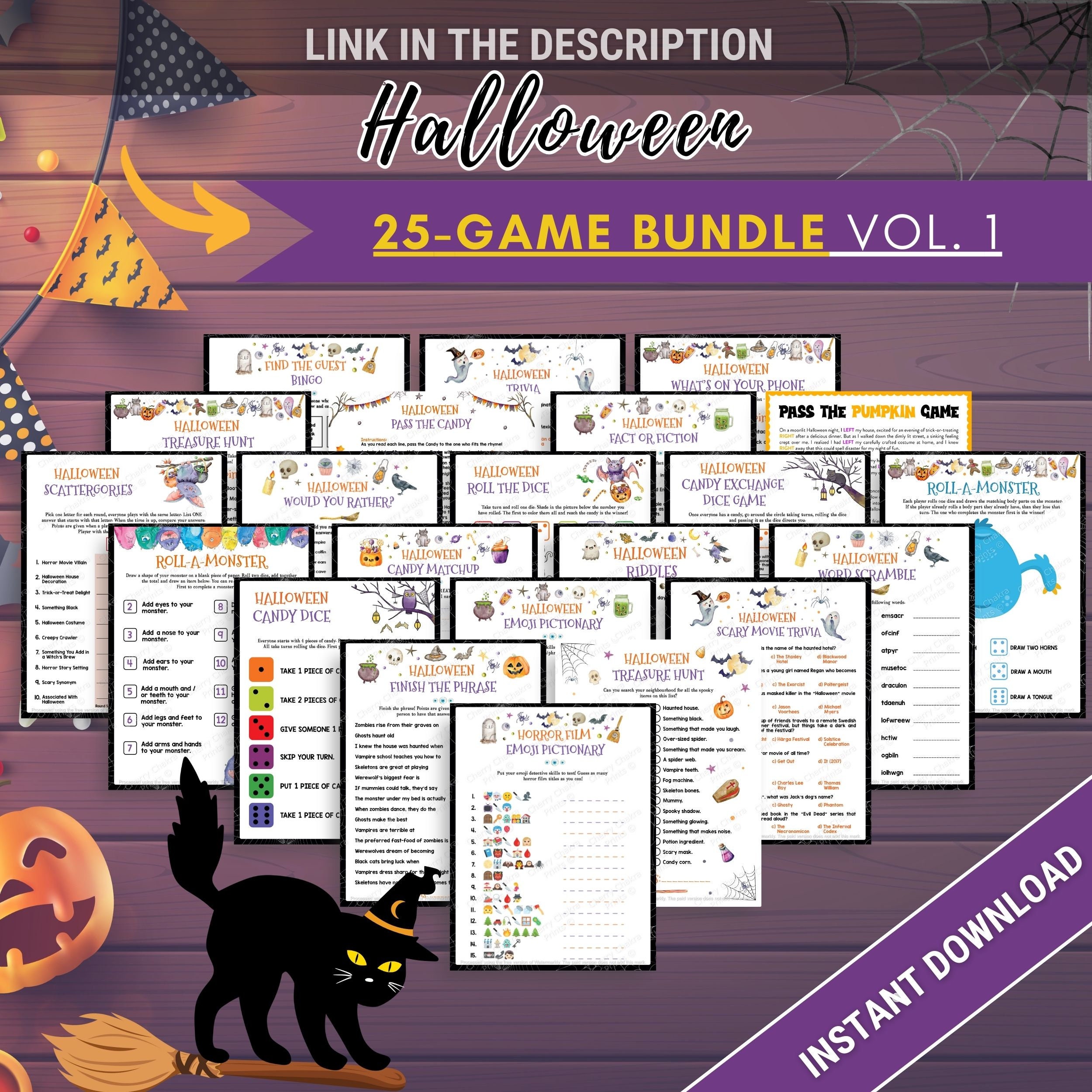 Halloween Truth or Scare Cards - the Fun Halloween Party Group Game for ...