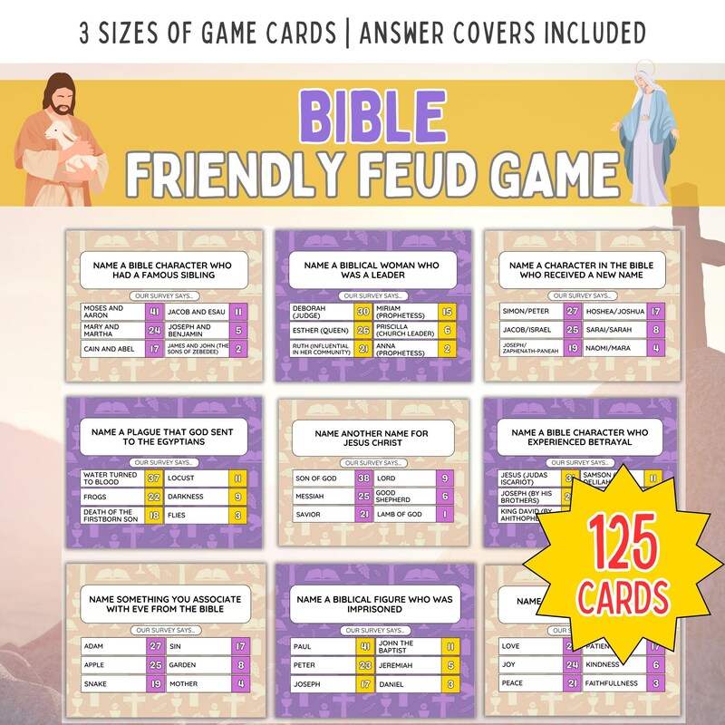 Bible Family Feud - Etsy