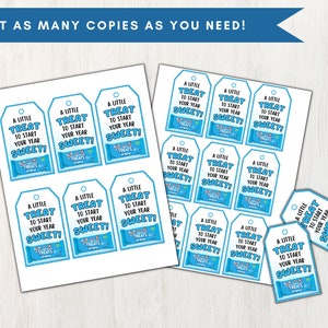 Back to School Candy Gift Tags, First Day of School Gift Tags for ...