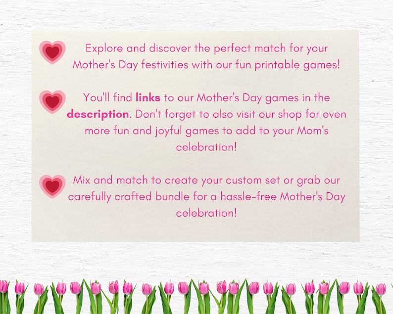 Mother's Day Riddles Fun Printable Mother's Day Game, Printable Mother ...