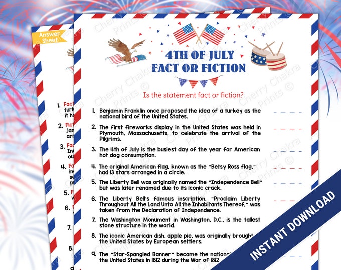 Memorial Day Trivia Game | Printable Memorial Day Party Games | America ...