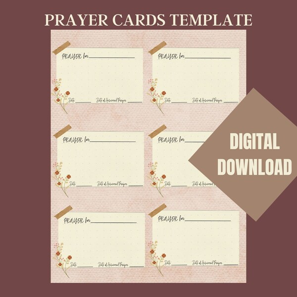 Prayer Reminder - Etsy