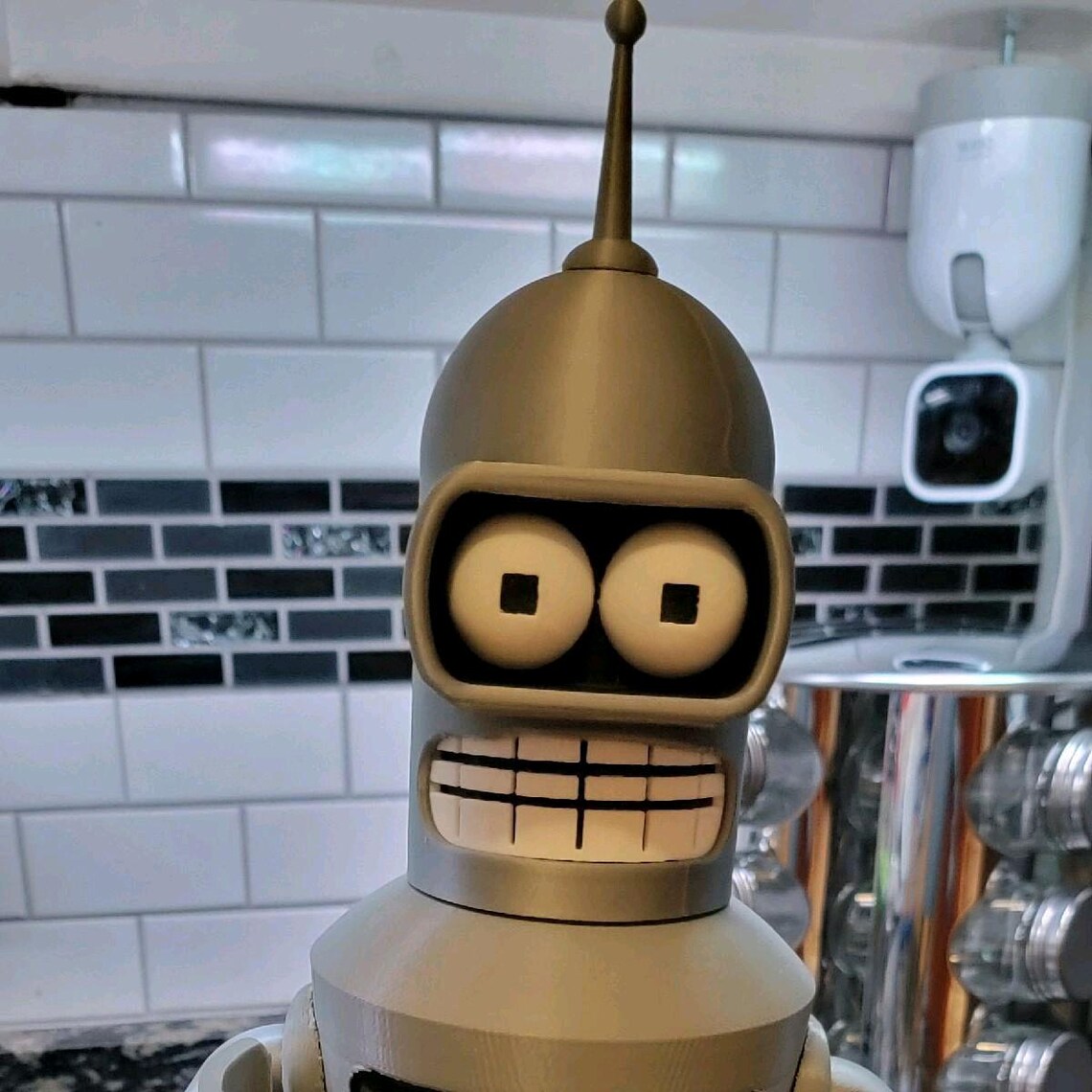 3D Printed Bender Statue 20 Inch | Futurama Robot Sculpture ...