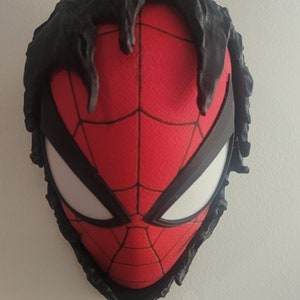3d Printed Mask Spiderman Venom, Marvel Cosplay Accessory, Wall Display ...
