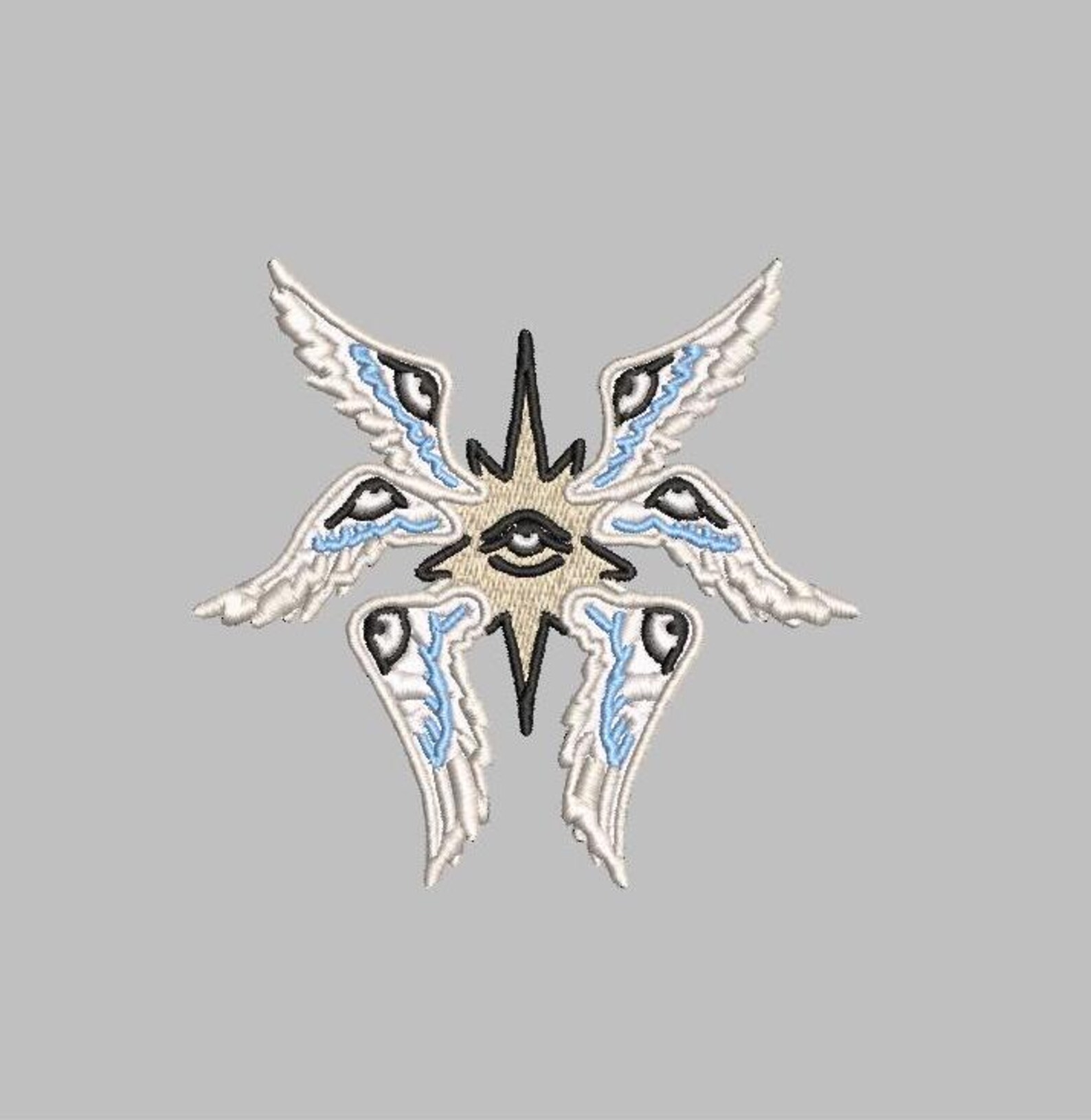 Biblical Angel Embroidery Design File Machine Embroider PES DST JEF Hus ...