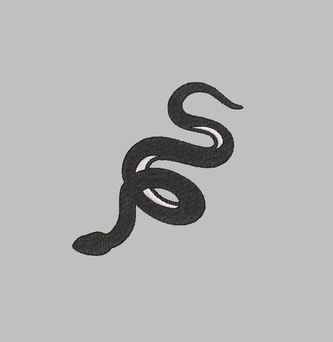Snakes Simple Embroidery Design Machine File 4x4 Hoop Size Witchy Ying ...
