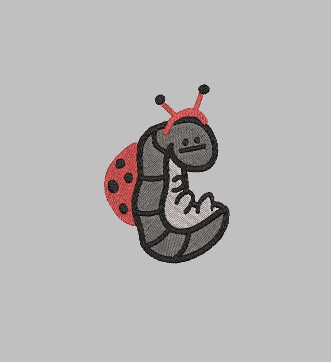 Roly-poly in Ladybug Costume Embroidery Design Files PES DST JEF 4x4 ...