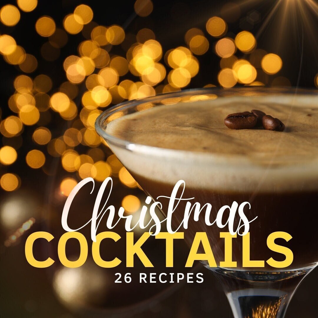 Christmas Cocktail Recipes I Digital Book I Christmas Gift I Drink ...