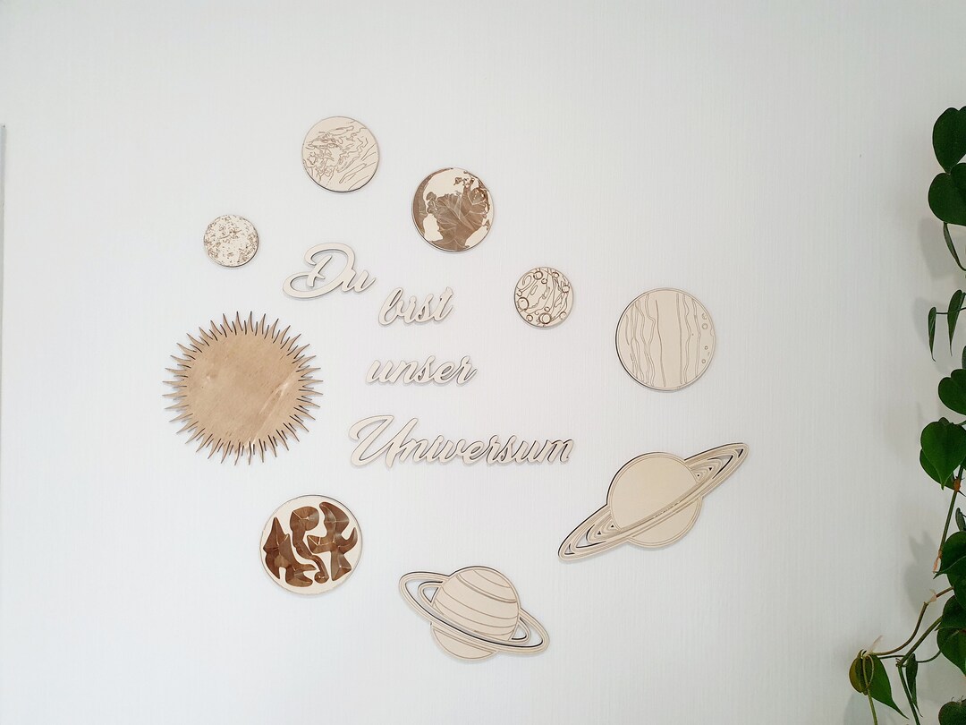 Solar System/planets Lettering you Are Our Universe as Decoration for ...