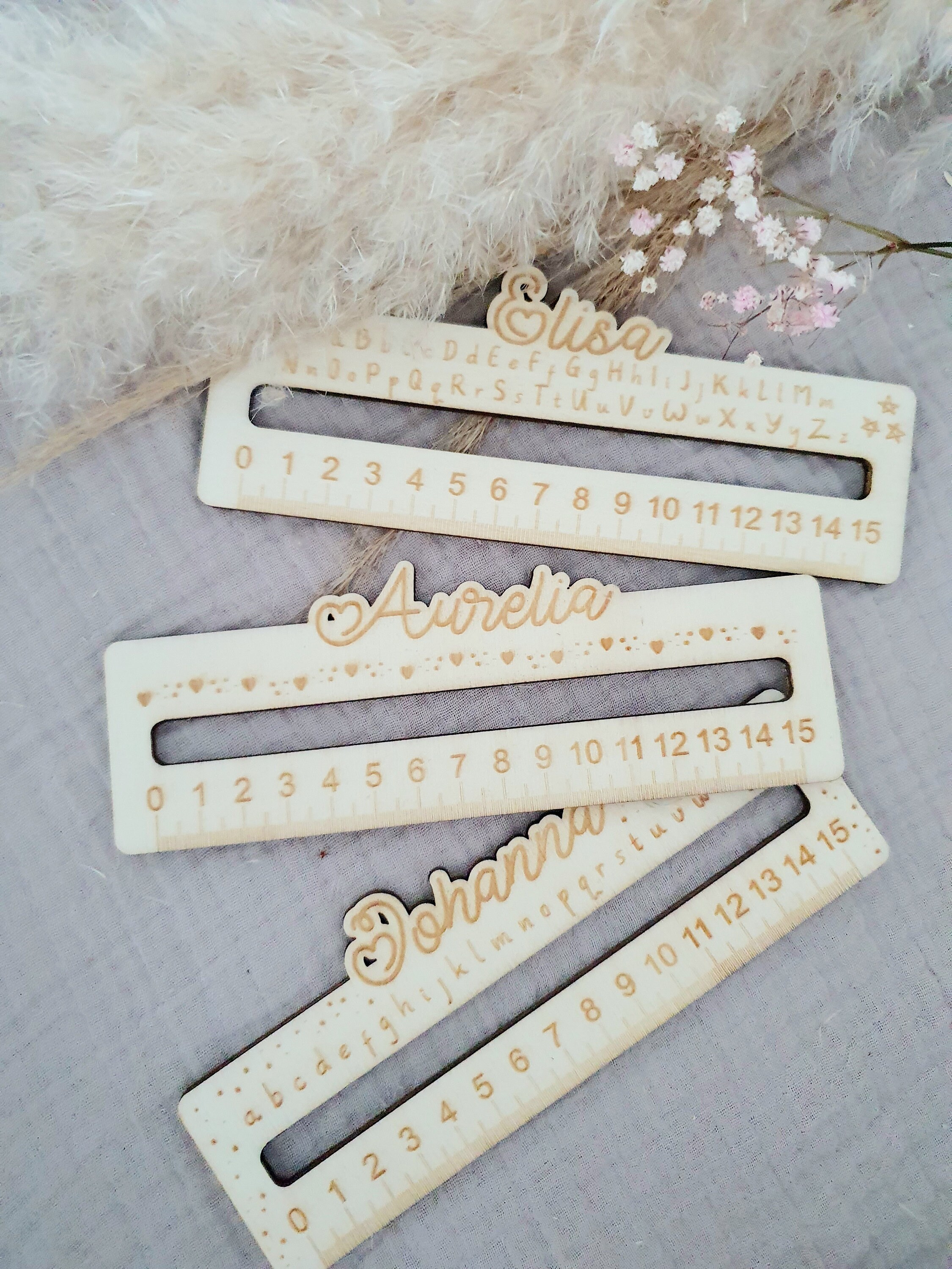 Reading Aid/ruler for Starting School, School Child Gift Personalized, Start of School ...