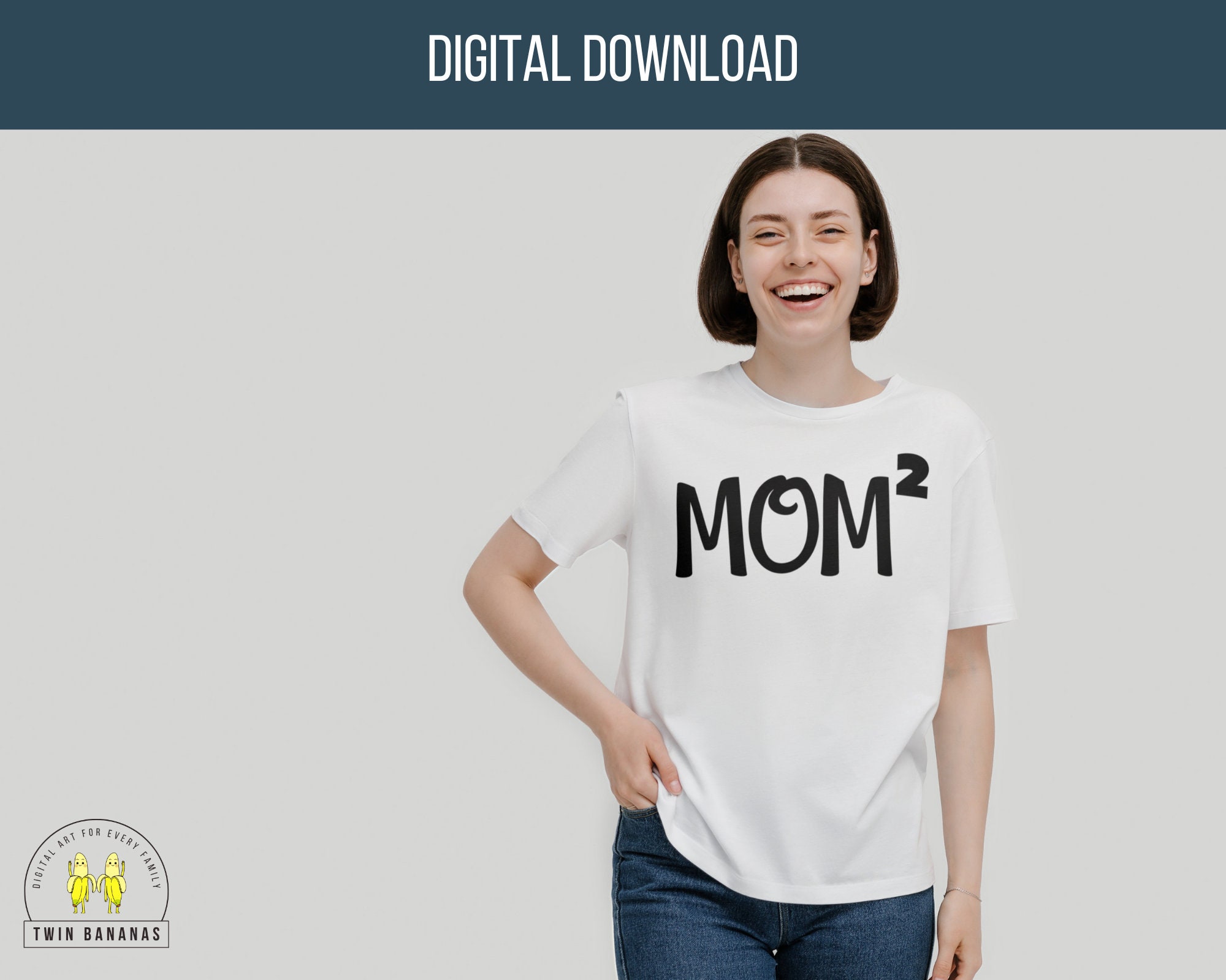 Mom Squared - Digital Cut File - Cricut / Silhouette - Svg Dxf Eps Png ...