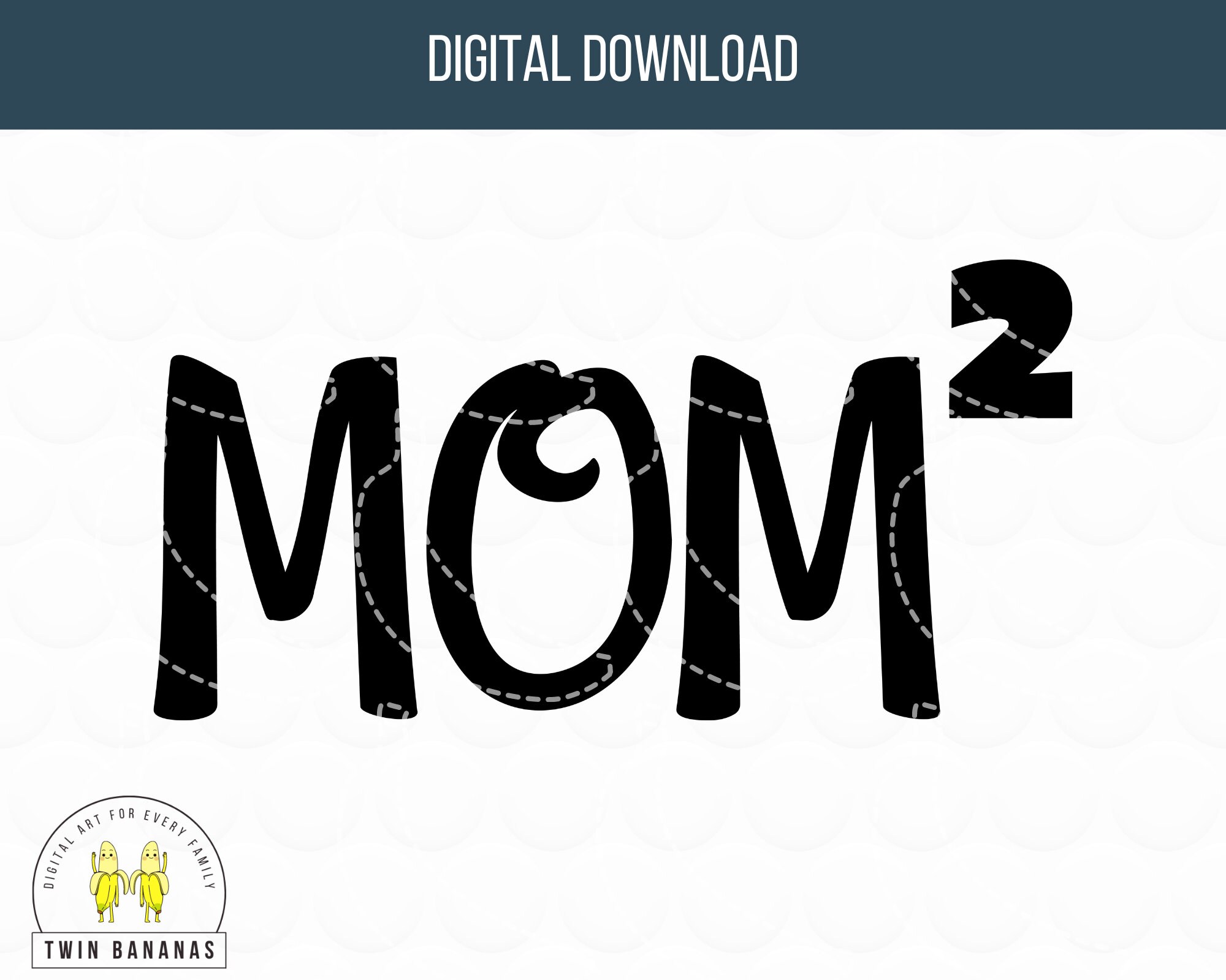 Mom Squared - Digital Cut File - Cricut / Silhouette - Svg Dxf Eps Png ...