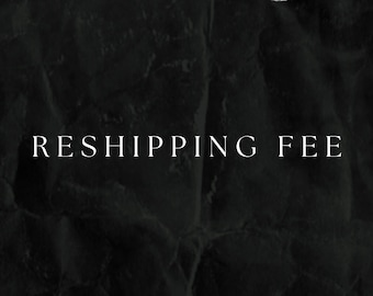 Reshipping Fee - Etsy