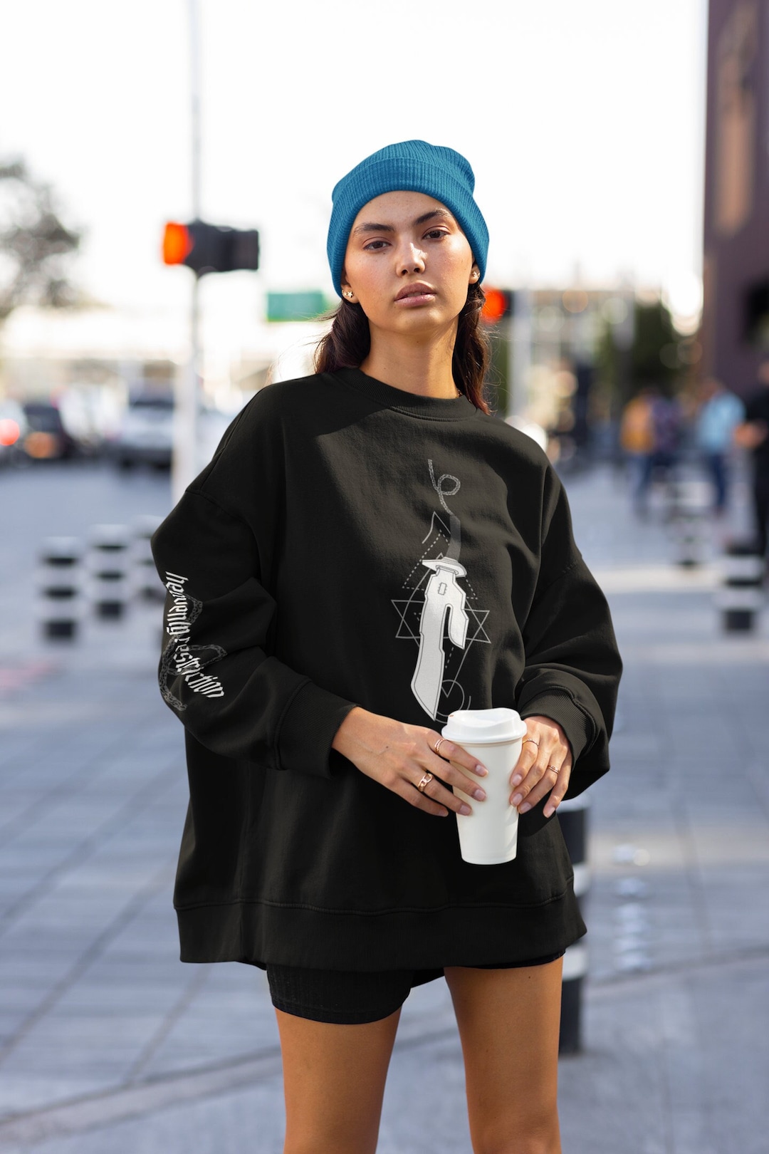 Anime Sweatshirt, Toji Inspired, Fushiguro Aesthetic, Minimalist Gothic ...