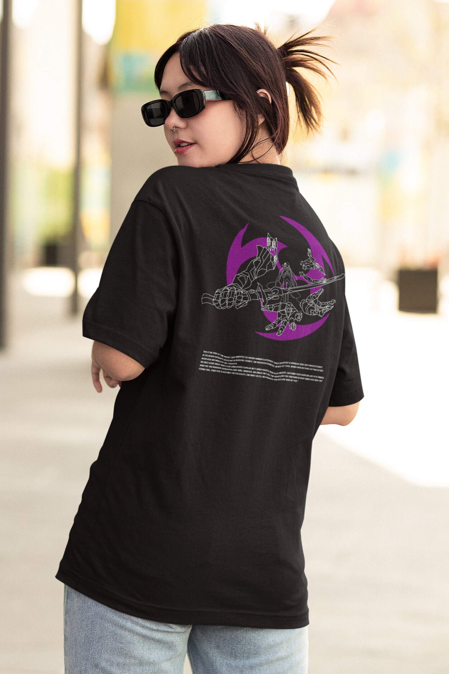 Genshin Impact Raiden Shogun Street Wear Shirt - Etsy