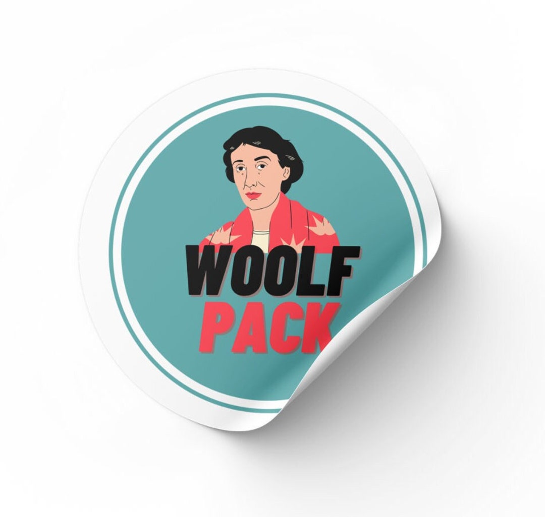 Virginia Woolf Literary Sticker | Gift for Book Lover, English Teacher ...