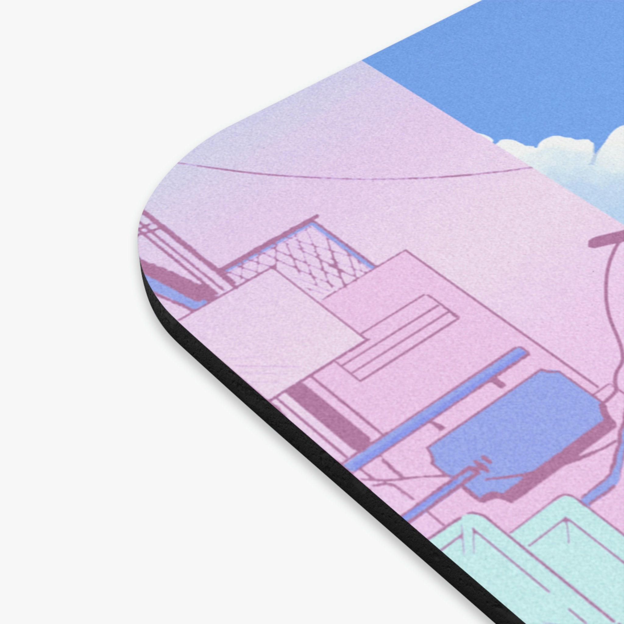 Japanese Mouse Pad, Kawaii Cute Anime Mouse Pad, Pink Purple Blue ...