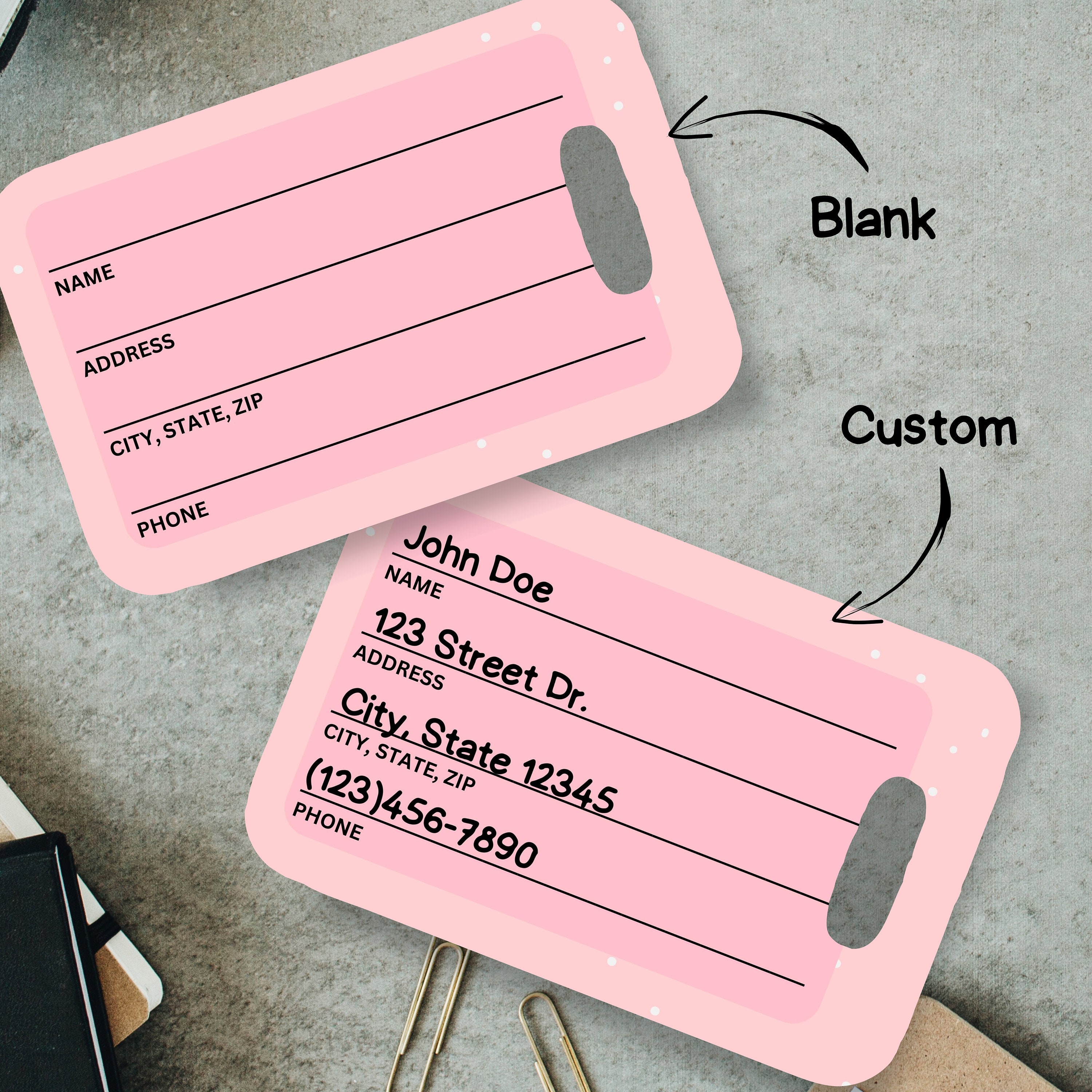 Alpaca My Bag CUSTOM Luggage Tag, Womens Kawaii Anime Cute Funny ...