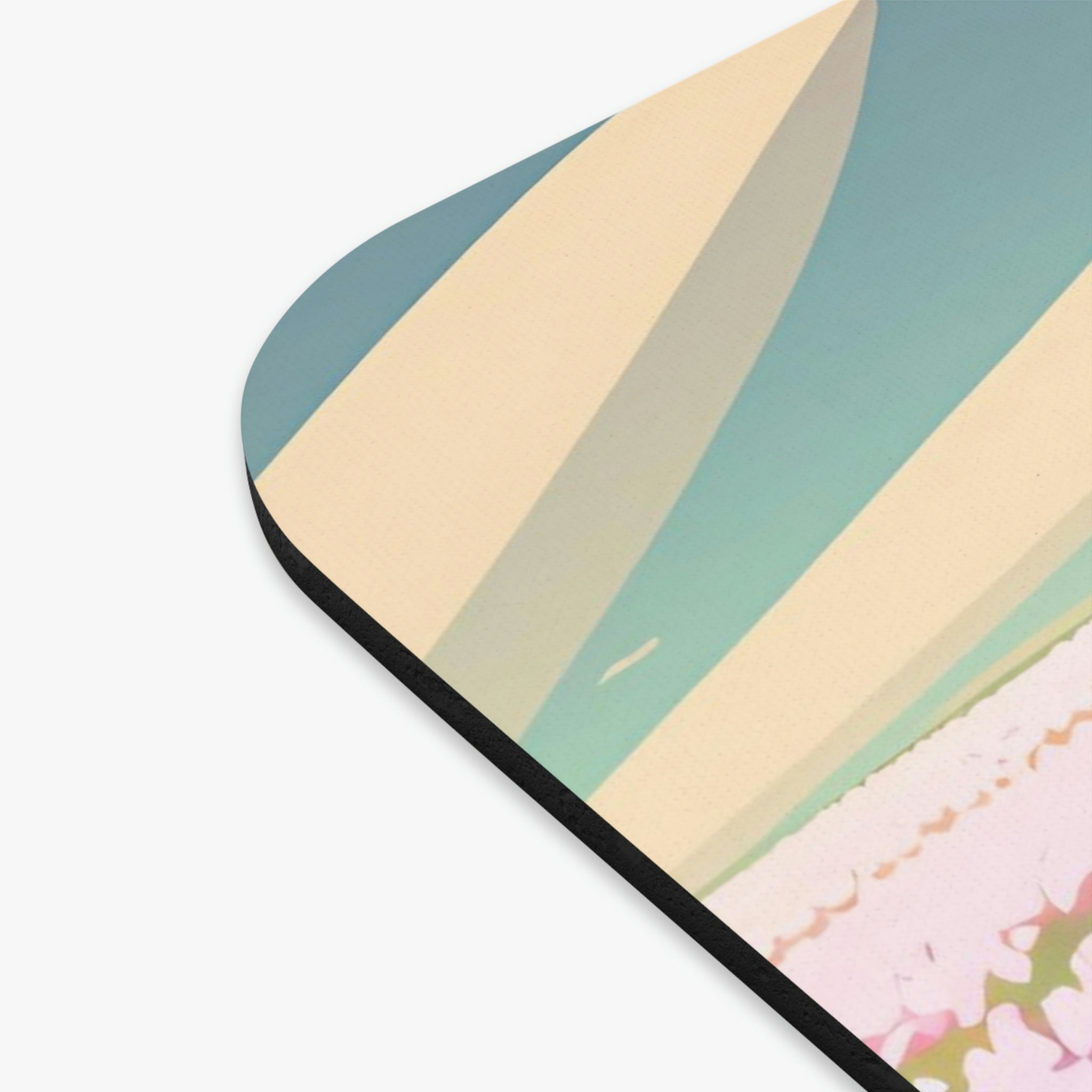 Pastel Tulip Field Mouse Pad, Kawaii Cute Flower Mouse Pad, Pink Purple ...