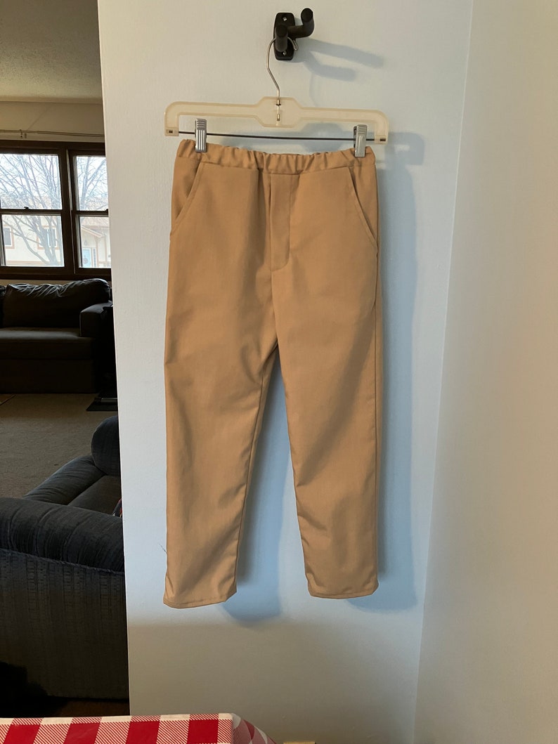 Boys & Girls Khaki School Uniform Pants Back-to-school Free - Etsy