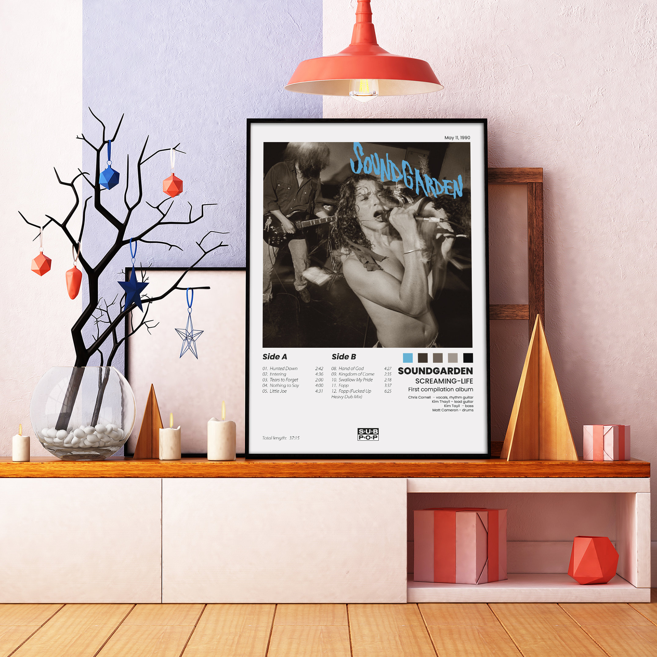 Soundgarden Screaming Life Poster Instant Download Pdf - Etsy