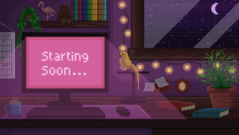 Custom Pixel Art Commissions | Game Title Screen, Stream Start Screen ...