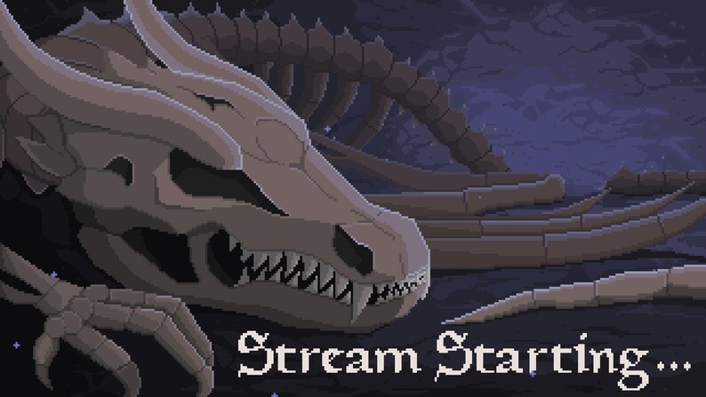 Custom Pixel Art Commissions | Game Title Screen, Stream Start Screen ...