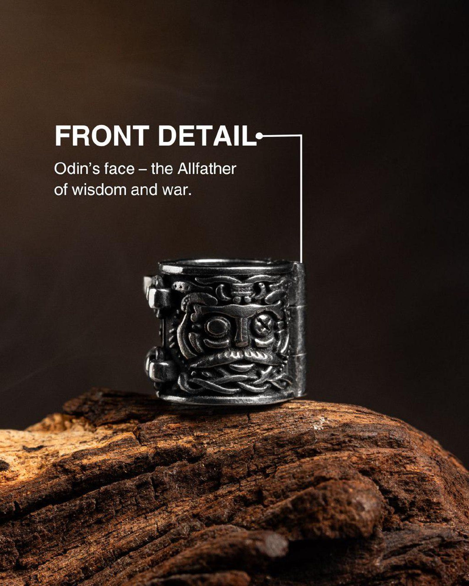 Silver Viking Beard Bead - Edgy Lock Bead for Biker Style - Etsy