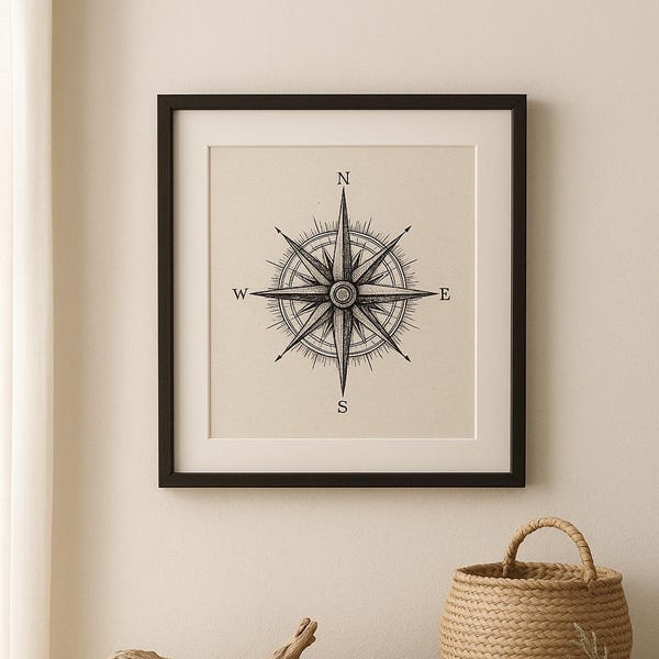 Antique Compass - Etsy