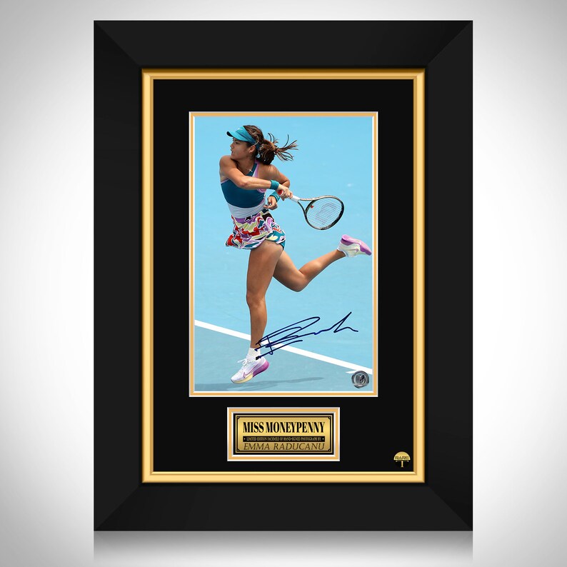 Emma Raducanu Photo Limited Signature Edition Custom Frame - Etsy Ireland