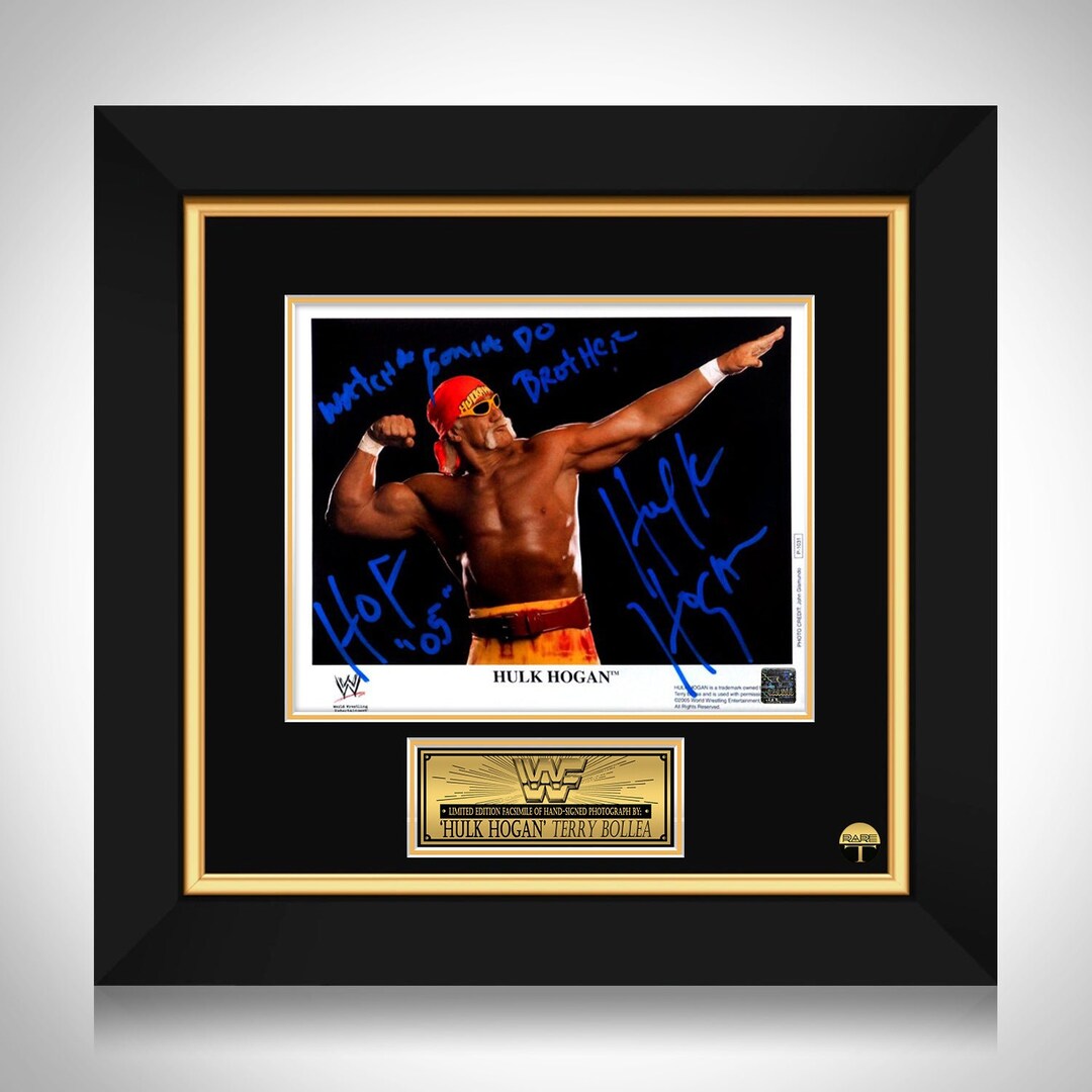 Hulk Hogan Famous Pose Icon Photo Limited Signature Edition - Etsy ...