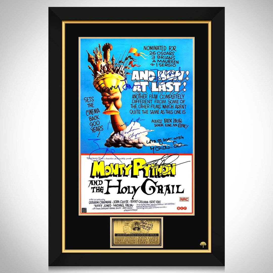 Monty Python and the Holy Grail Mini Poster Limited Signature - Etsy