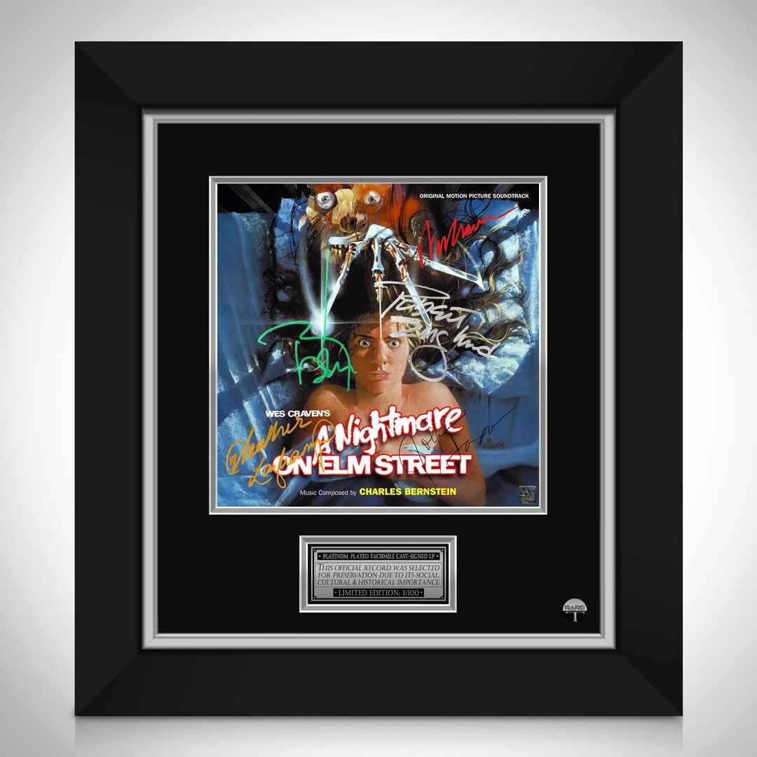 A Nightmare on Elm Street Soundtrack LP Cover Limited - Etsy