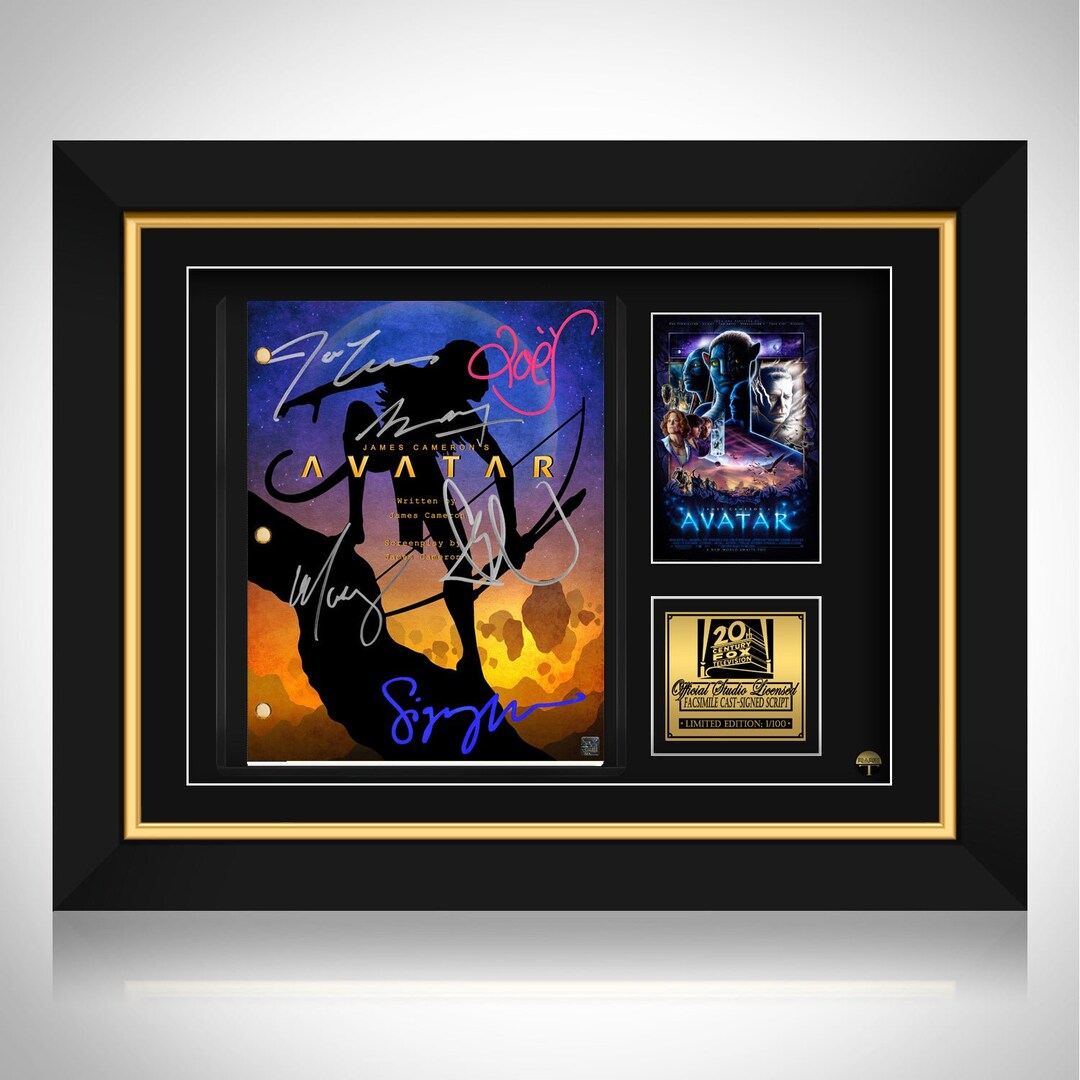 Avatar Script Limited Signature Edition Studio Licensed Custom - Etsy