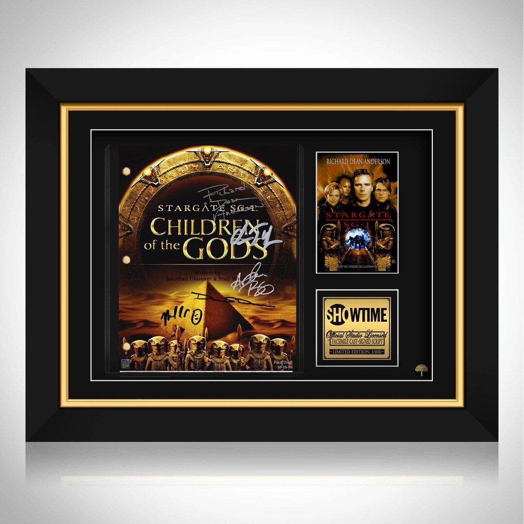 Stargate SG-1 Script Limited Signature Edition Studio Licensed - Etsy