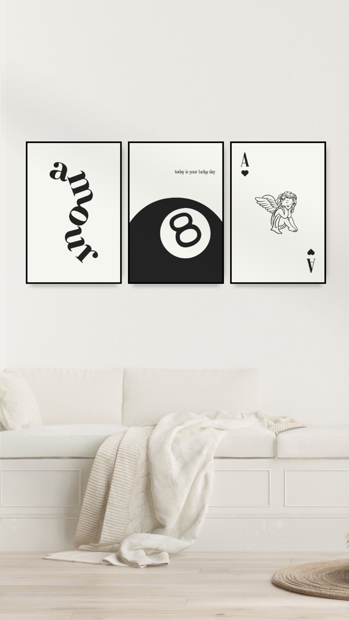 Lucky Set Digital Download Printable Posters | Cute Cool Girly| Wall ...
