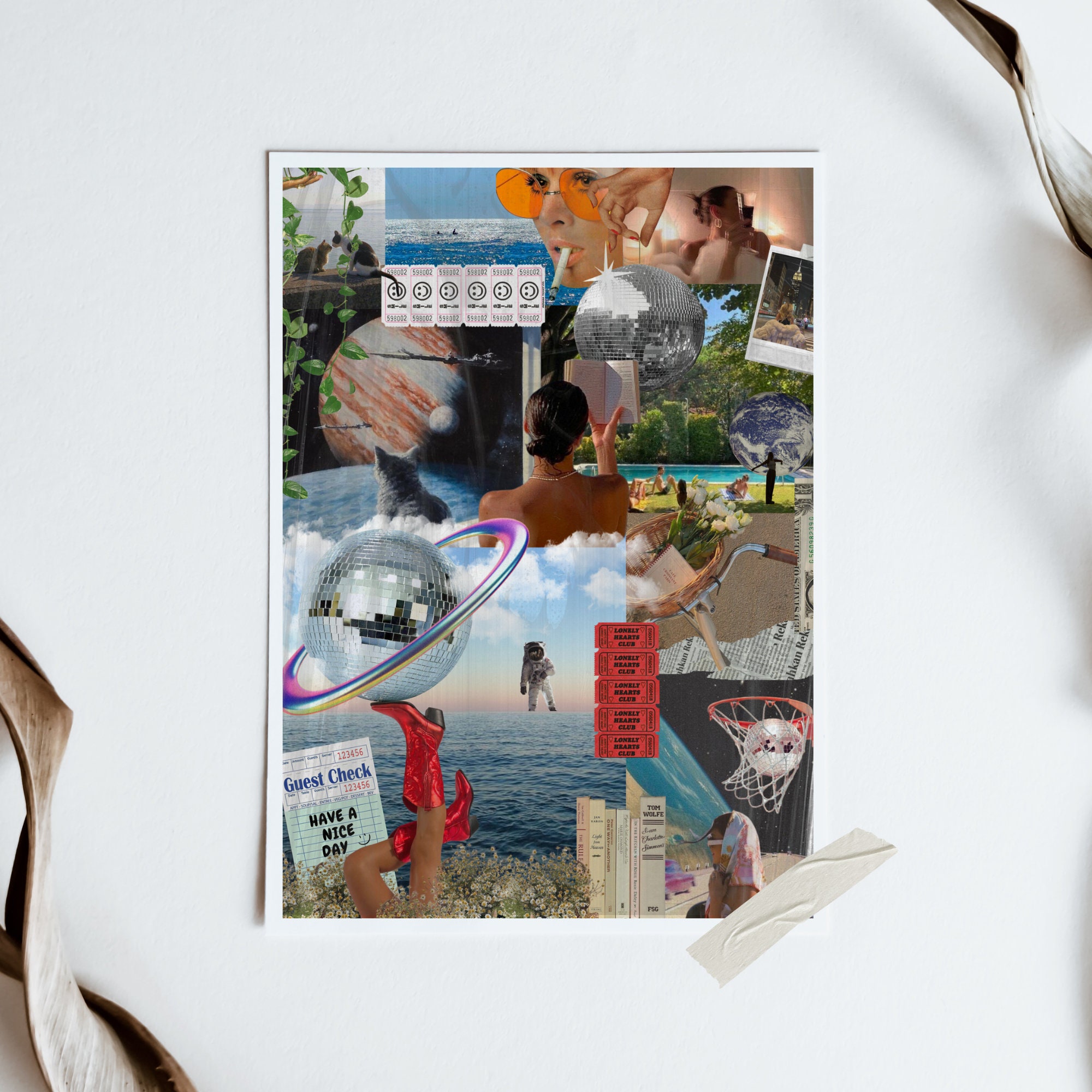 Outerbookglam Digital Download Poster Print Printable Custom Collage ...