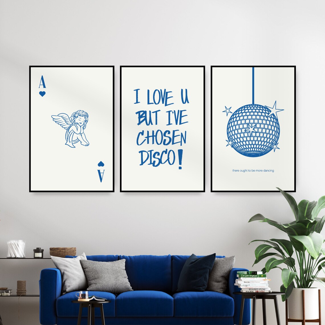 Disco Set Digital Download Posters | Poster Set | Digital Prints | Bar ...