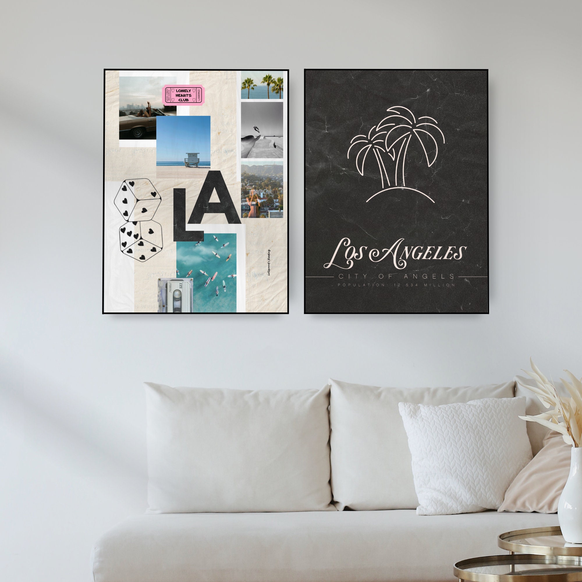 Lababy Digital Download Poster | LA Poster | Digital Print | Bar Cart ...