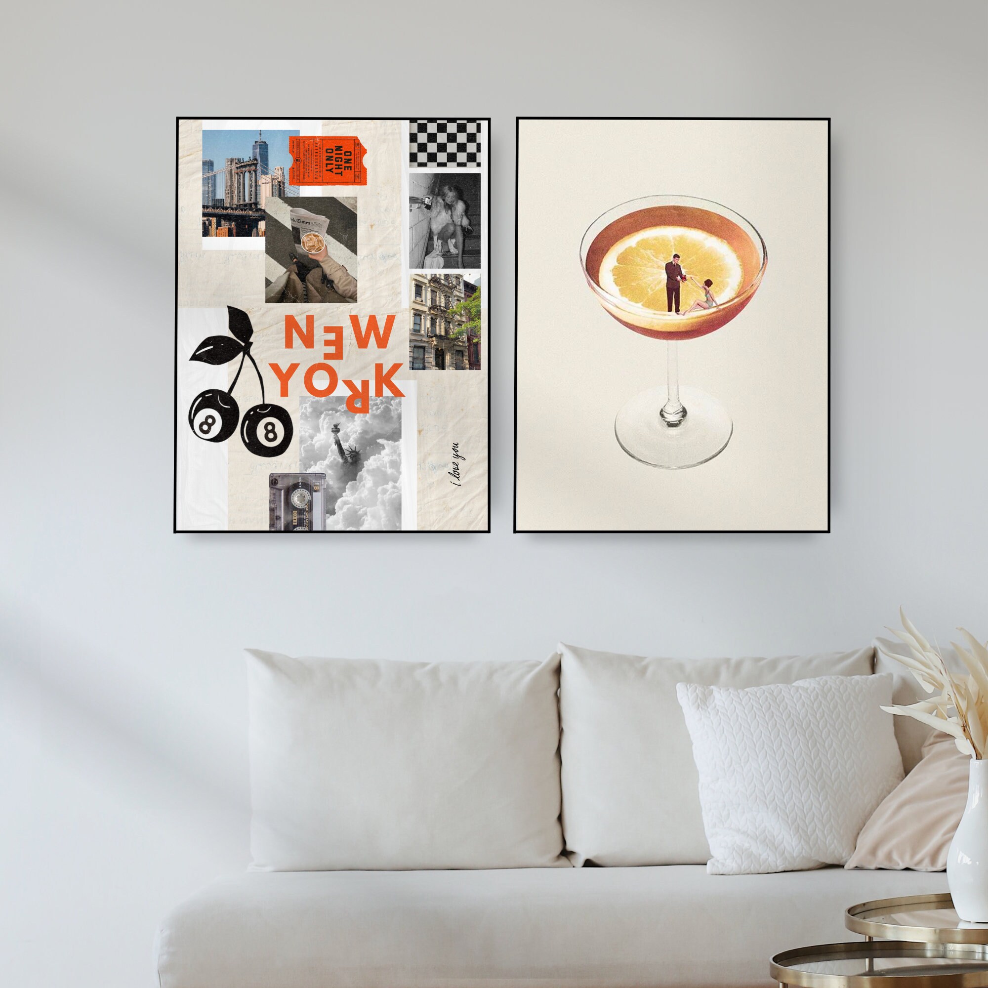 Newyork Digital Download Poster | New York Poster | Digital Print | Bar ...