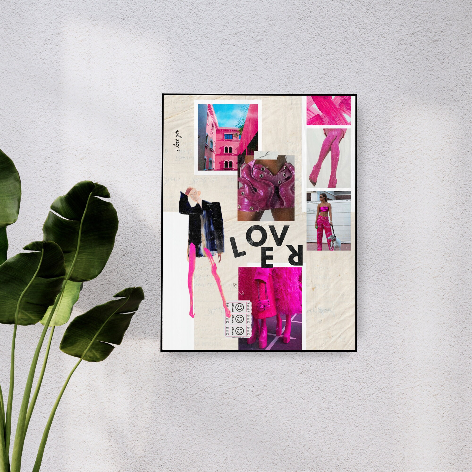 Lover Retro Digital Download | Printable Trendy Poster | Y2k Fashion ...