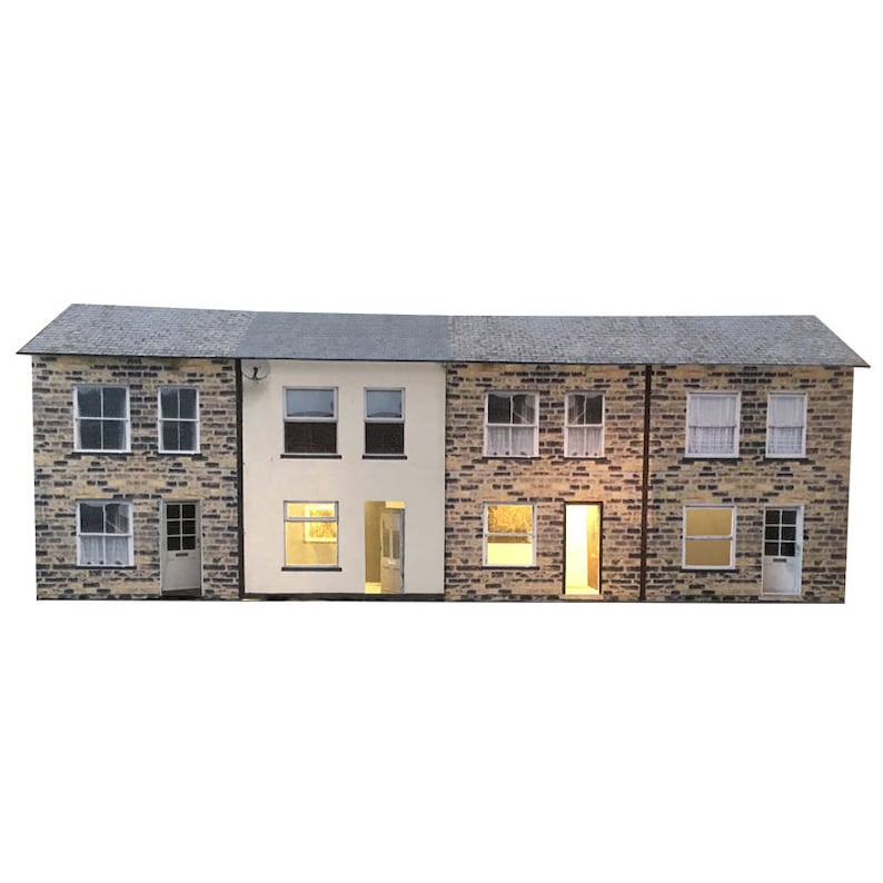 OO Gauge Low Relief Terraced Houses 3 - Etsy